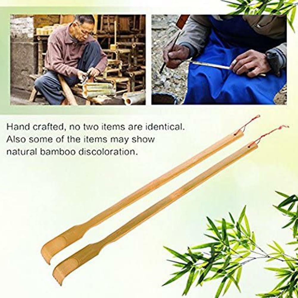 1x Bamboo Back Scratcher Tickling artifact Aid Stick DIY NEW Scratching ...