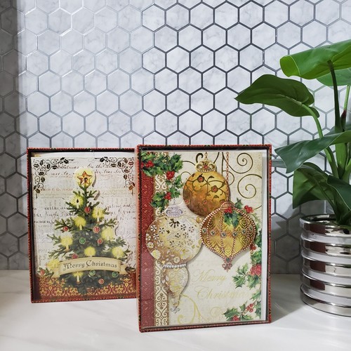 Punch Studio Christmas Greeting Cards Mixed Lot Of 26 Cards Tree ...