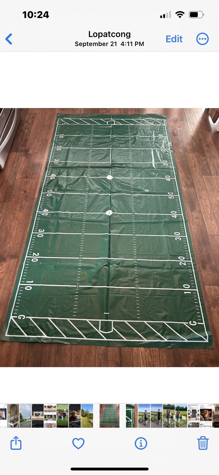 LOUIS MARX VINTAGE 1960'S NFL FOOTBALL 25 FIGURES W/FIELD AND GOAL POST ...