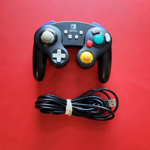 PowerA Wired Controller for Nintendo Switch: GameCube Style Black w ...