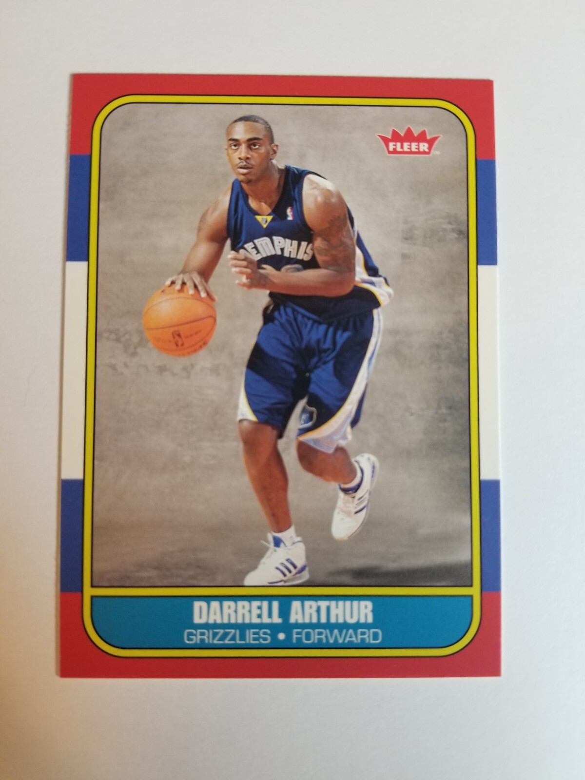DARRELL ARTHUR 2008-09 NBA FLEER BASKETBALL RC 86-87 RETRO GRIZZLIES ...