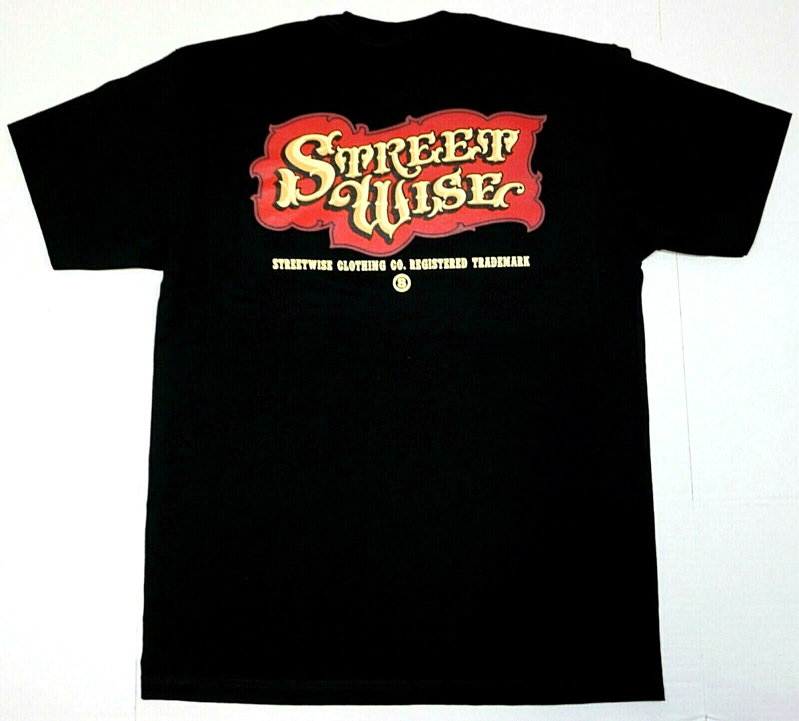 STREETWISE LETTER SIGN T-shirt Urban Streetwear Adult Men's 2sided Tee ...