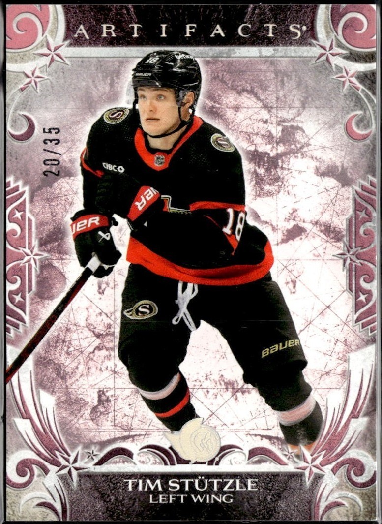 2024-25 Upper Deck Artifacts - Stars Tim Stutzle #137 Pink /35 for sale ...