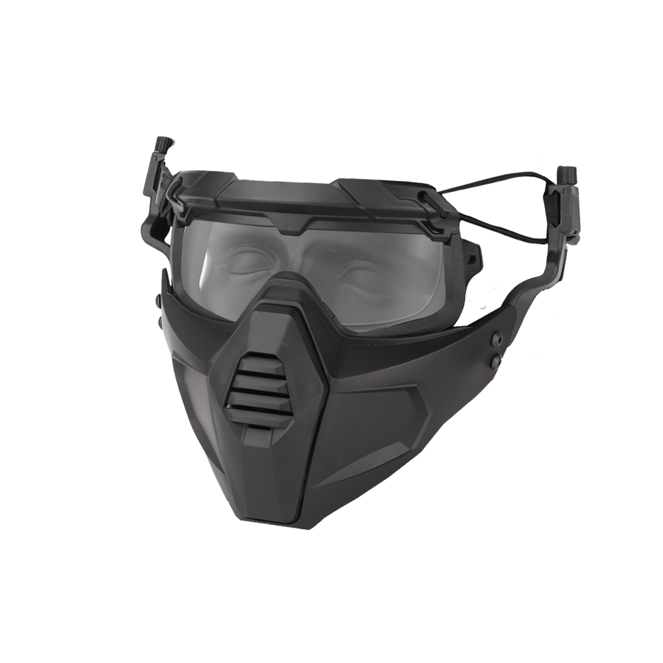 Tactical Half Fask Mask & Goggle Sets Protective Mask For SF Fast ...
