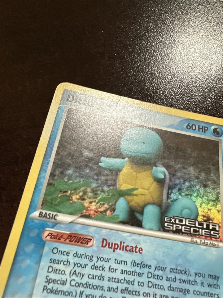 Ditto 40/113 Reverse Holo Pokemon TCG EX Delta Species MINOR CREASES | eBay