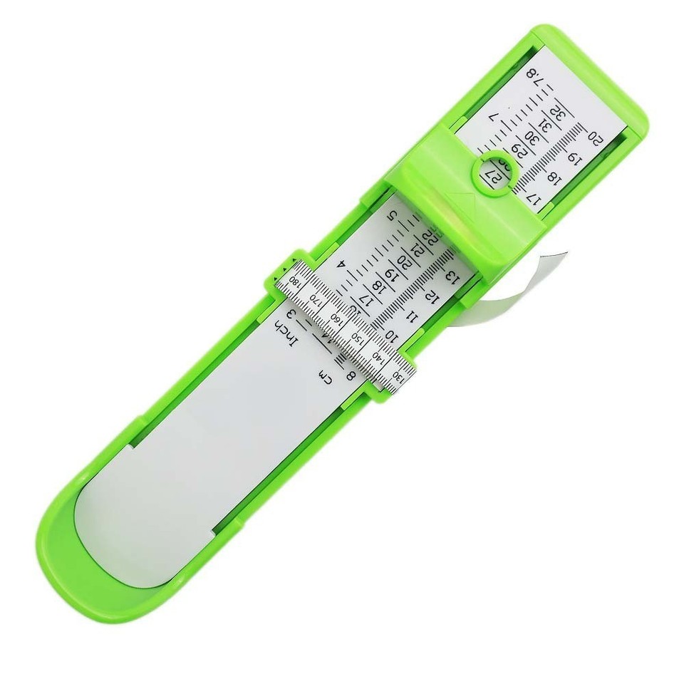 80200mm Shoe Size Foot Measuring Gauge Ruler for Children and Adult Use ...