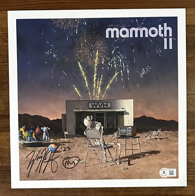 WVH Wolfgang Van Halen Mammoth II Tangerine Vinyl LP & Signed Picture ...