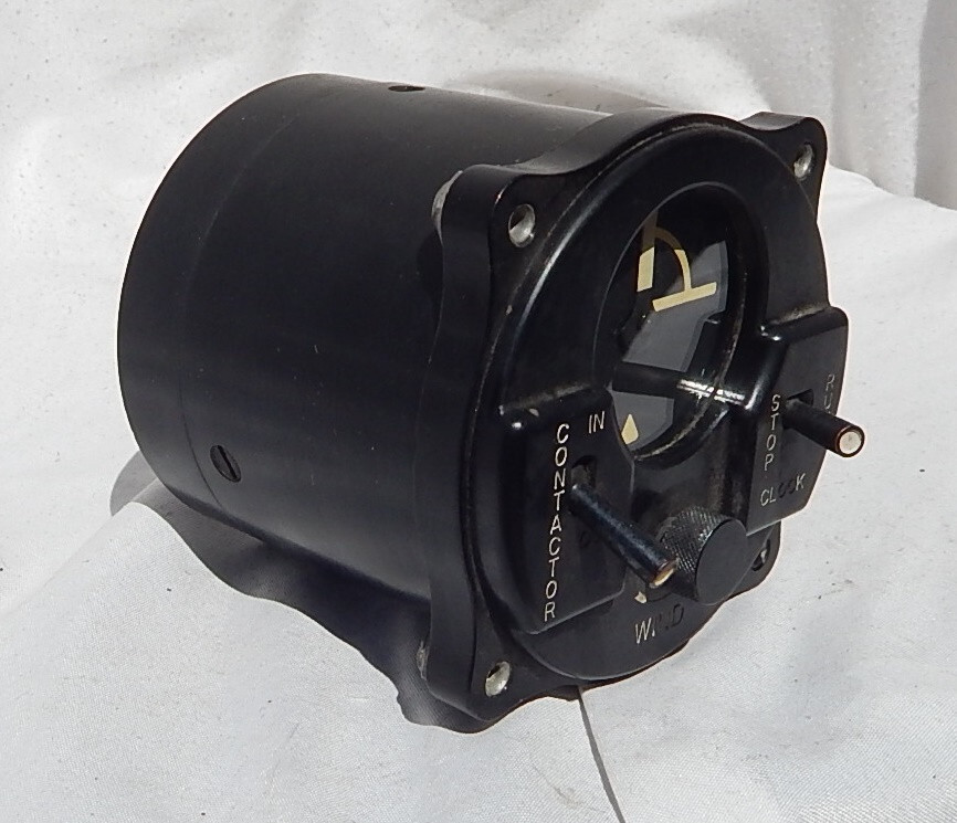 RARE! WW2 Lockheed P-38 Lightning Fighter Type IFF Contactor Gauge ...