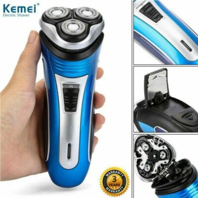 Men's Rotary Electric Razor Shaver with Pop-up Beard Trimmer Wet & Dry ...