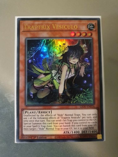 Yugioh Card - Traptrix Vesiculo *Ultra Rare* LIOV-EN016 (NM/M) 1st ...