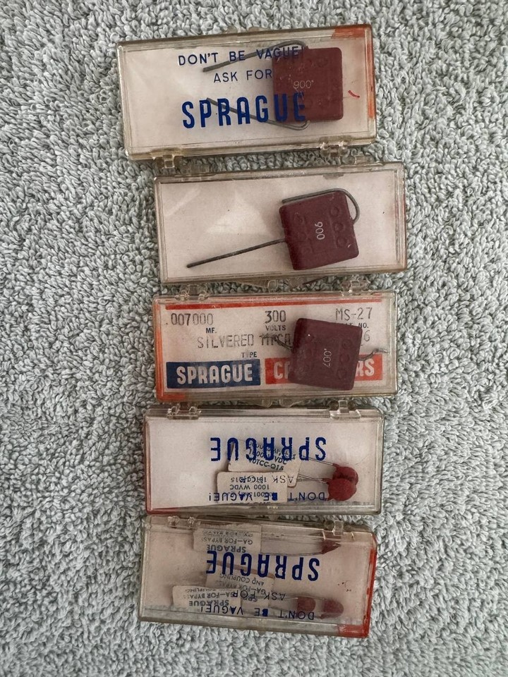Mallory, Sprague Vintage Electronic Components Lot – Capacitors ...
