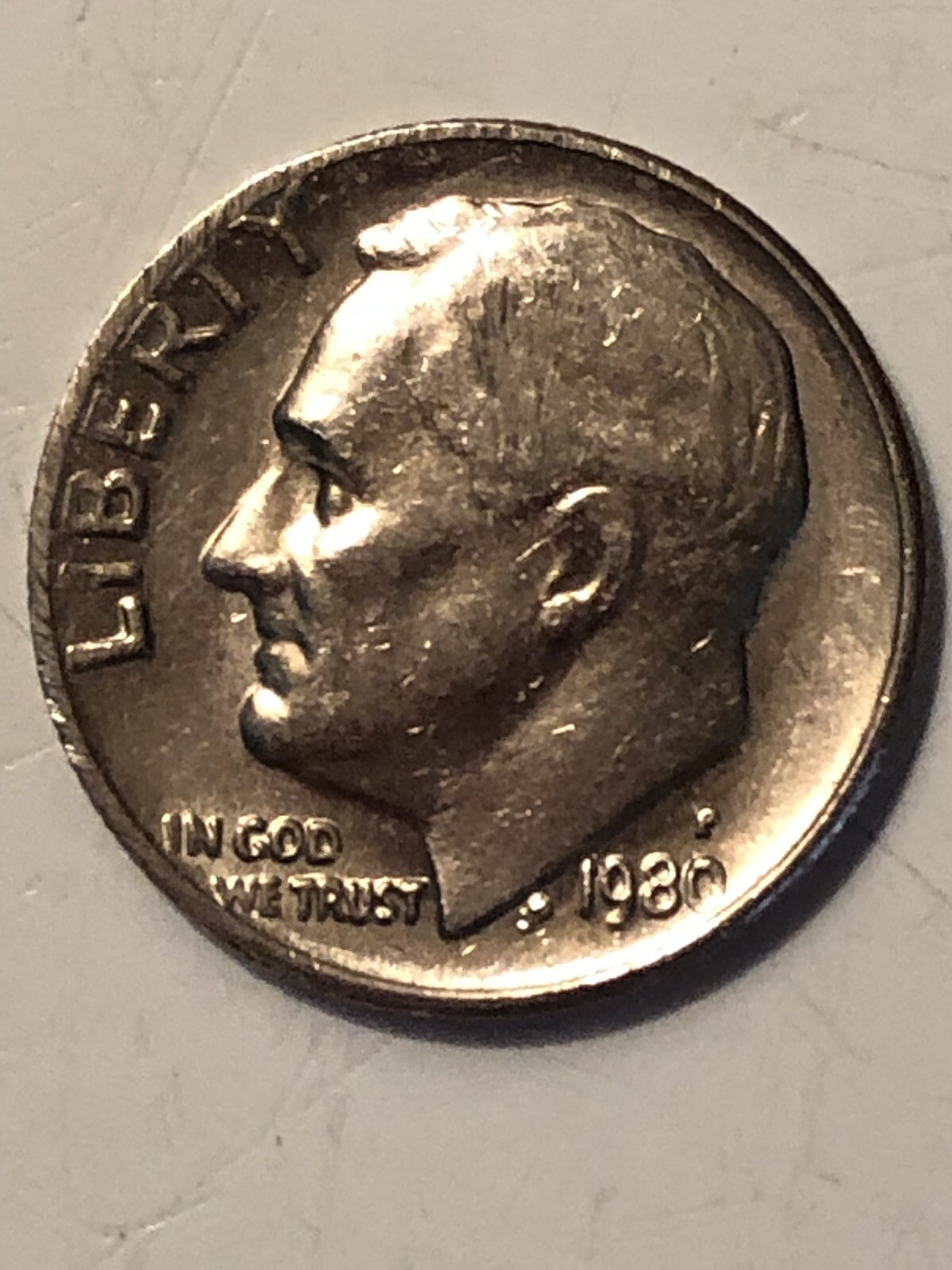 1980 P Roosevelt Error Dime DDO Broadstrike | eBay