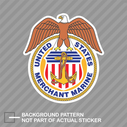 United States Merchant Marines Sticker Decal Vinyl with eagle us ...