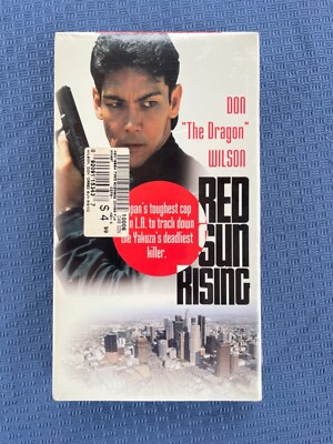 RED SUN RISING (VHS, 1994) Don "The Dragon" Wilson - Brand NEW Factory ...