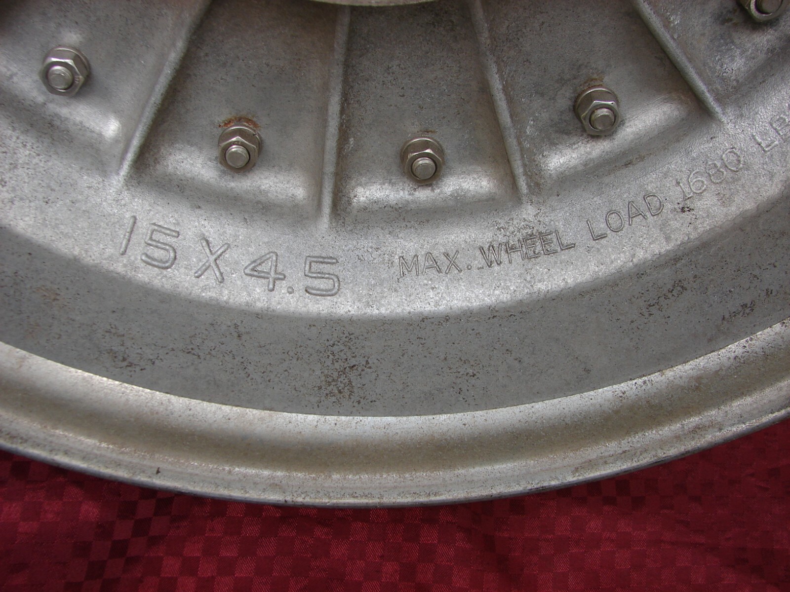 VINTAGE FENTON R/T SKINNY 15X4.5 WHEELS 5X4.5 5X4.75 BC GM MOPAR FORD ...