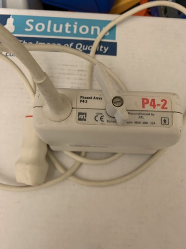 Philips ATL P4-2 Phased Array Cardiac Ultrasound Transducer Probe ...