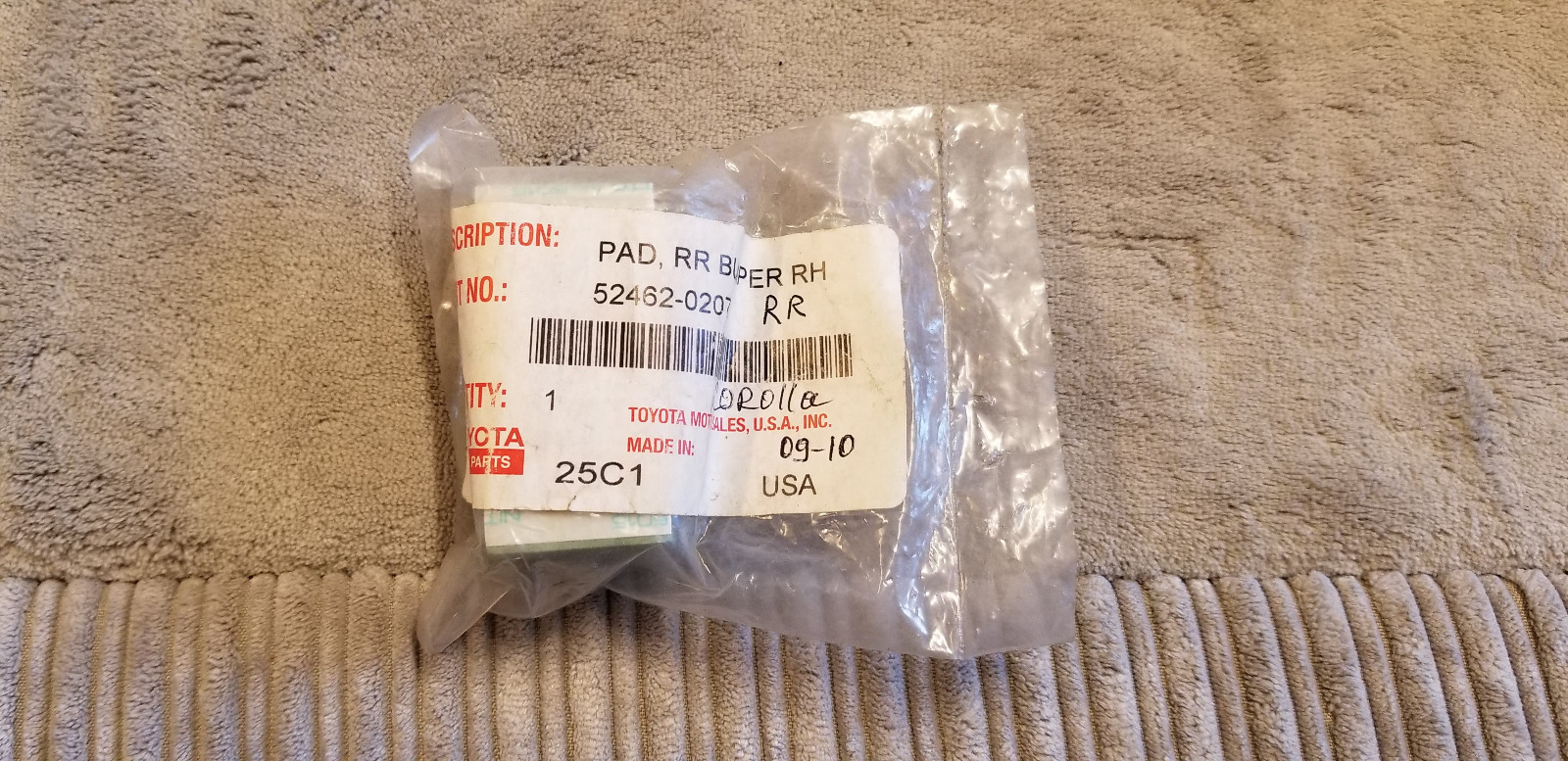 Genuine Toyota Bumper Cover Pad 52462-02070 | eBay