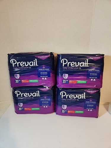 Prevail Daily Underwear Gel Technology Womens Medium 28''- 40'' 4 Packs ...