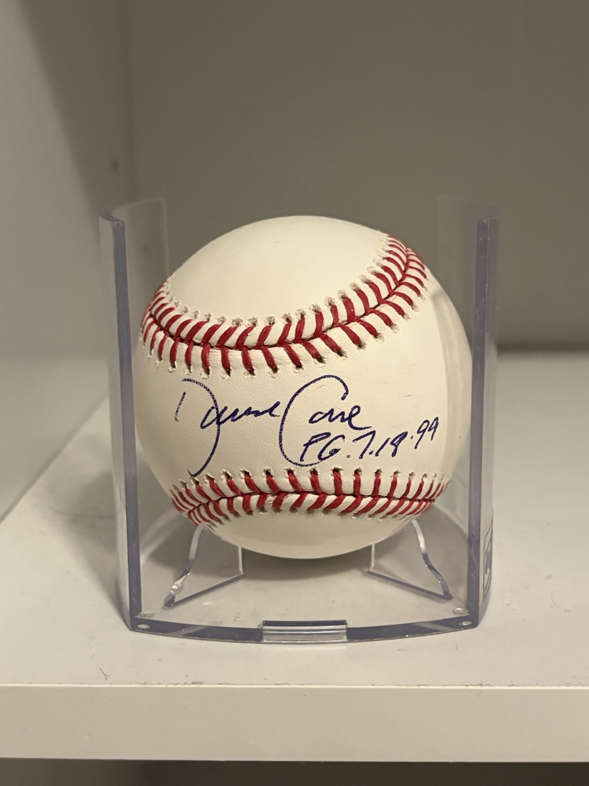 David Cone New York Yankees Autographed Baseball with Perfect Game ...