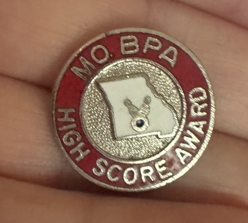 Vintage Missouri BPA Bowling Proprietors Assoc Enameled Pin High Score ...