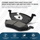 Front & Rear Ceramic Brake Pads For 15-19 Subaru Outback Legacy 16-19 ...