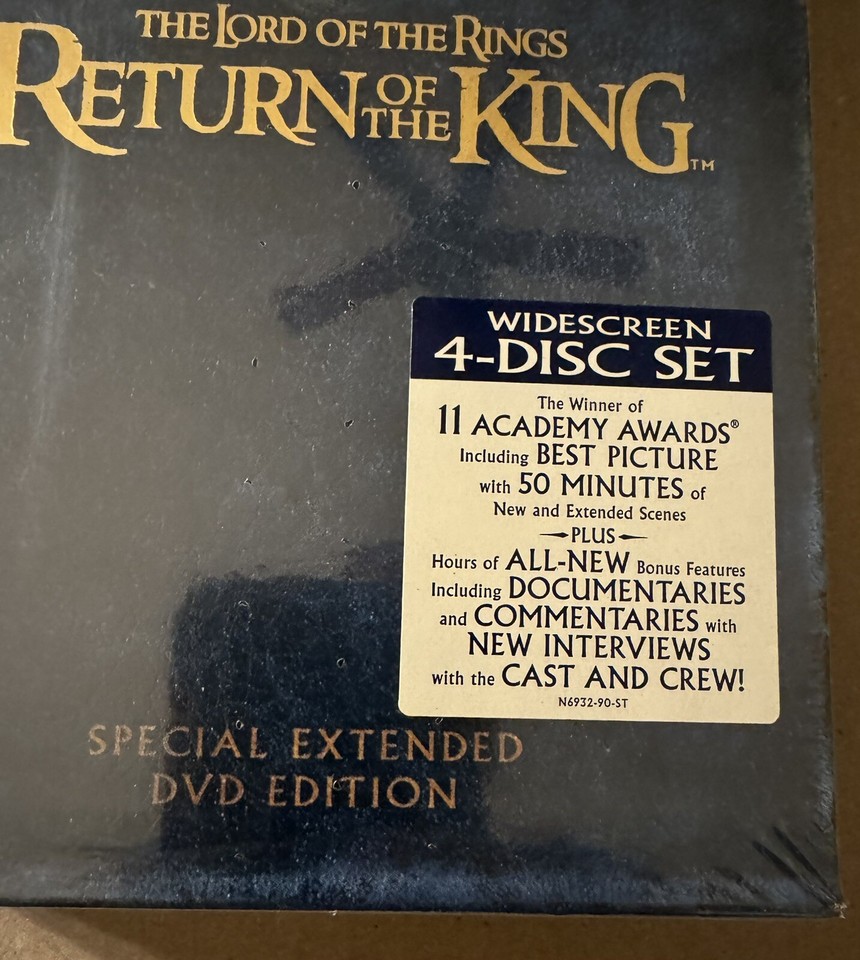 The Lord of the Rings: The Return of the King Special Extended DVD ...