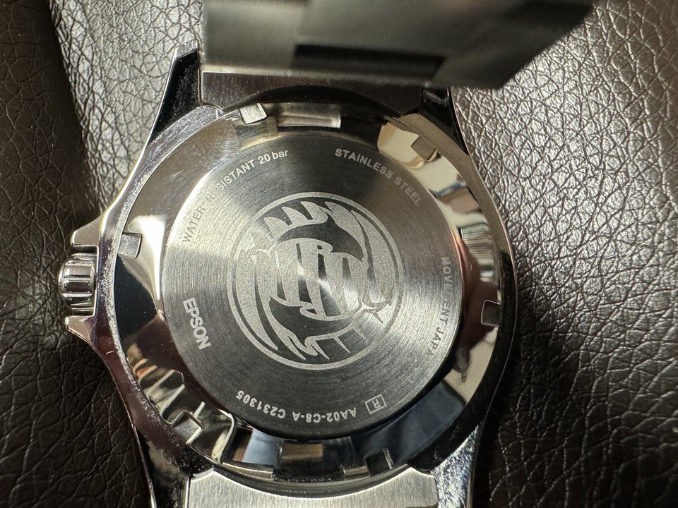 Orient Ray Raven II Automatic Orange Dial Mens Watch FAA02006M9 Extra ...