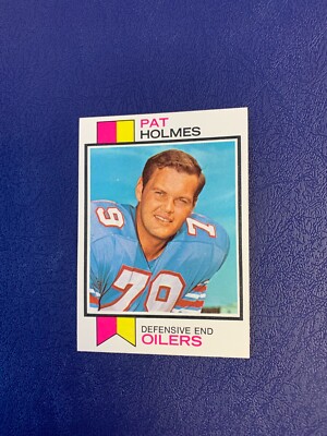 1973 Topps Football #477 Pat Holmes - Houston Oilers - Sharp High Grade ...