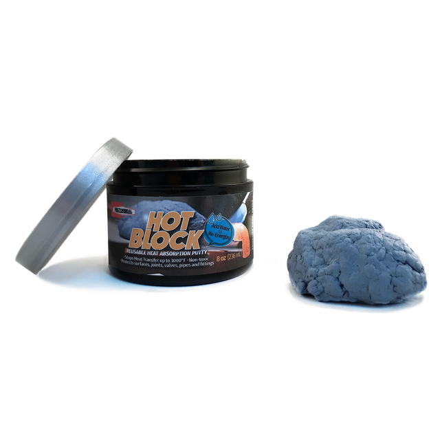 RectorSeal 83560 Hot Block Reusable Heat Absorption Putty 8 Oz Gray for ...