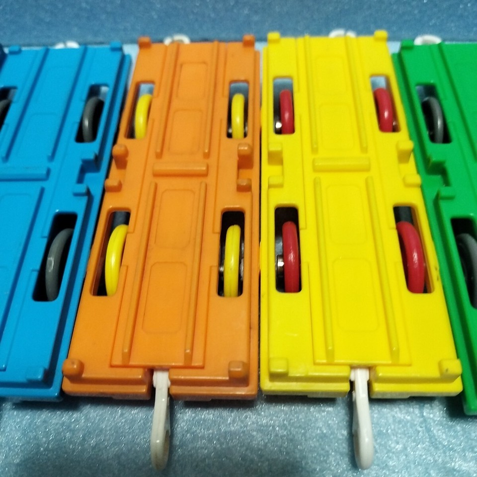 Plarail Container Trolley 5 Cars Trolley Freight Car 5 Colors Blue ...