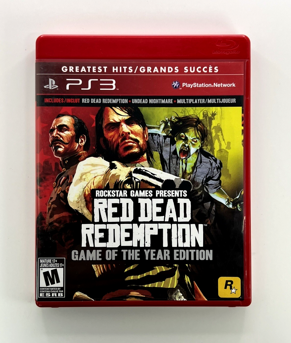 Red Dead Redemption Game of the Year Sony PlayStation 3 PS3 c/w Map *No ...