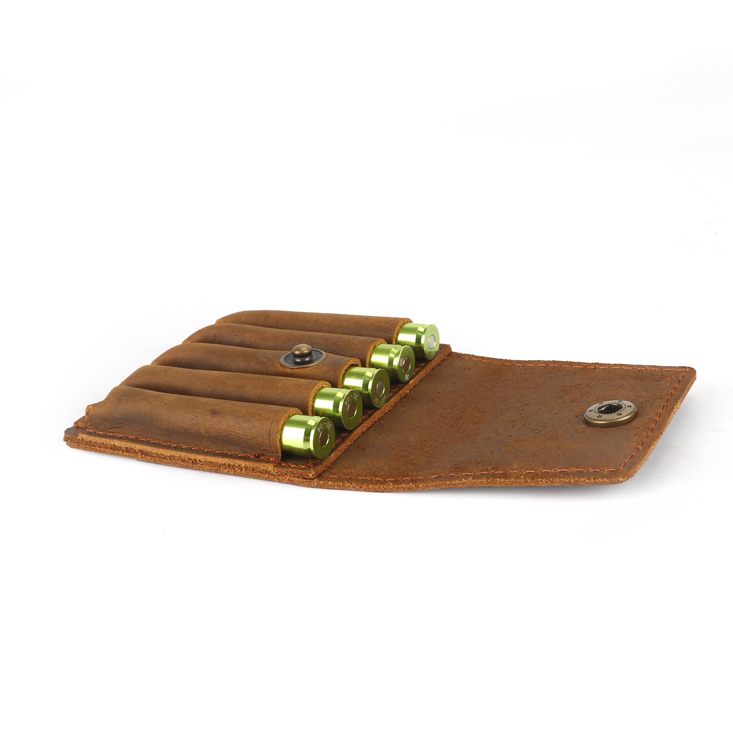TOURBON Leather Rifle Ammo Carrier Belt Pouch Hunting Cartridges ...