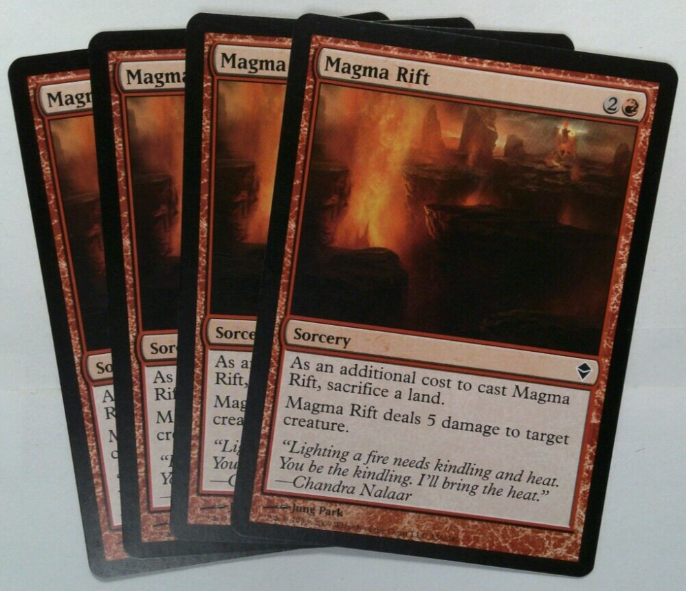 Mtg - Magma Rift x4 | eBay