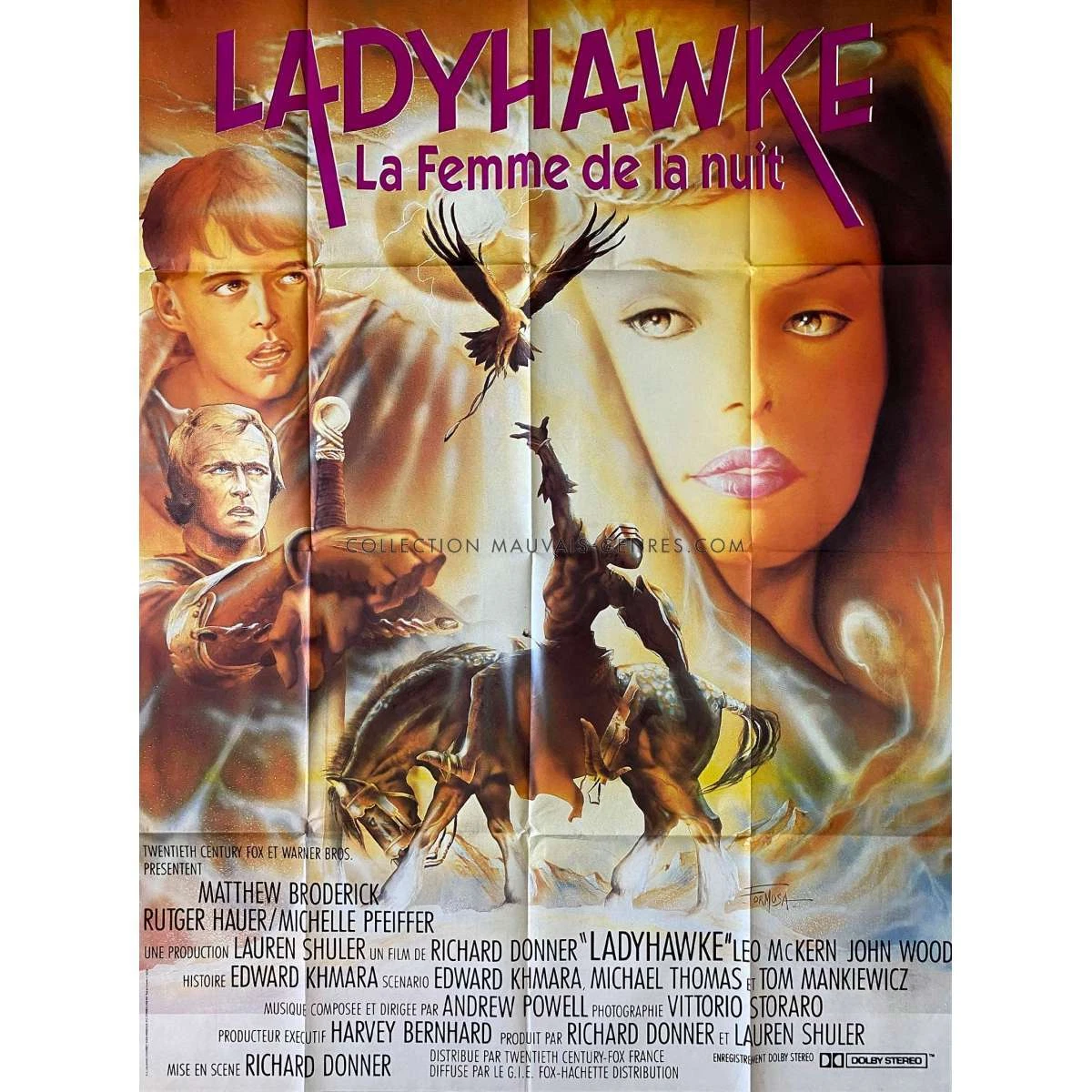 Ladyhawke 1985 Poster