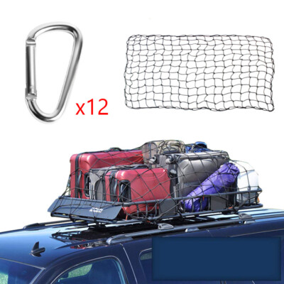 Car Van SUV Roof Top Cargo Rack Carrier Luggage Net Elastic Mesh Cover ...
