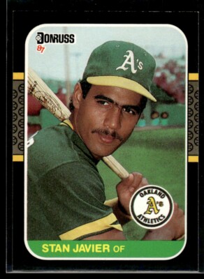 1987 Donruss #590 Stan Javier Oakland Athletics | eBay
