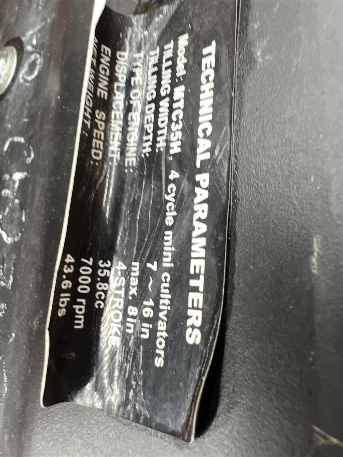 Maxim Mini Max MTC35H Tiller/Cultivator 16inch Rototiller with Honda ...