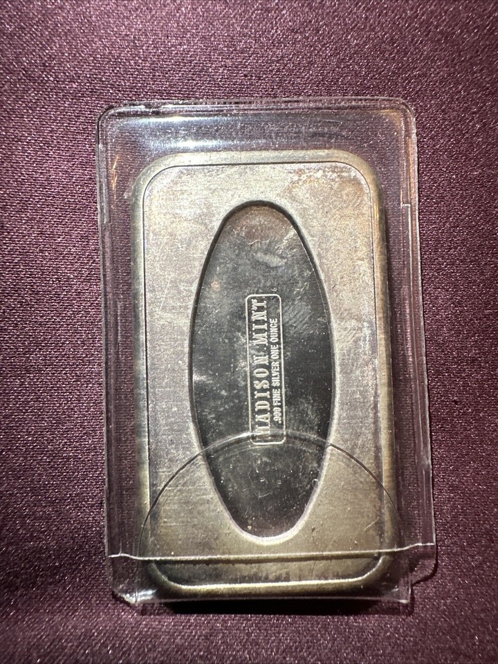 Easter 1974 Jesus On The Cross Vintage 1oz 999 Silver Art Bar Madison ...