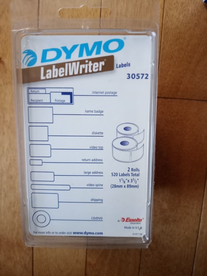 3) DYMO LabelWriter Address Labels 30572And 30573 And Starter Roll | eBay