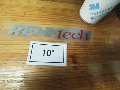 Renntech 10" Vinyl Decal X1 Sticker Vinyl Stickers Stickerステッ | eBay