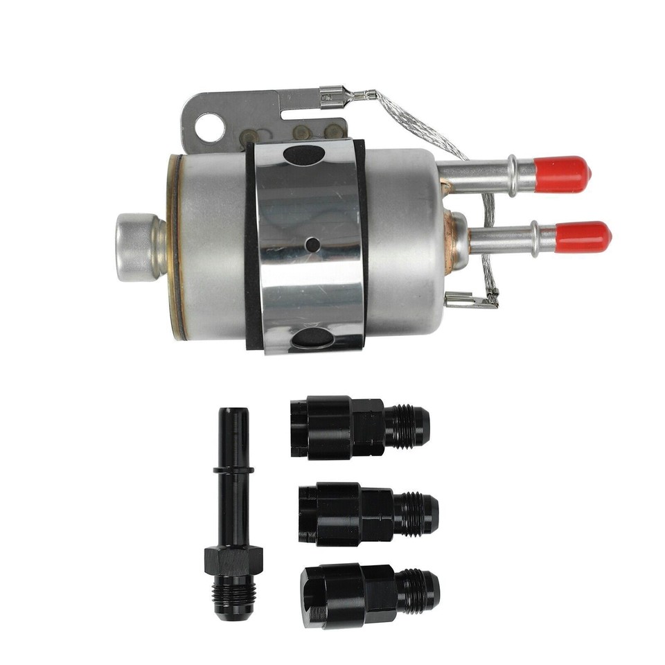 LS Fuel Filter & Regulator EFI Fuel Pump Kit Walbro Returnless -6AN ...