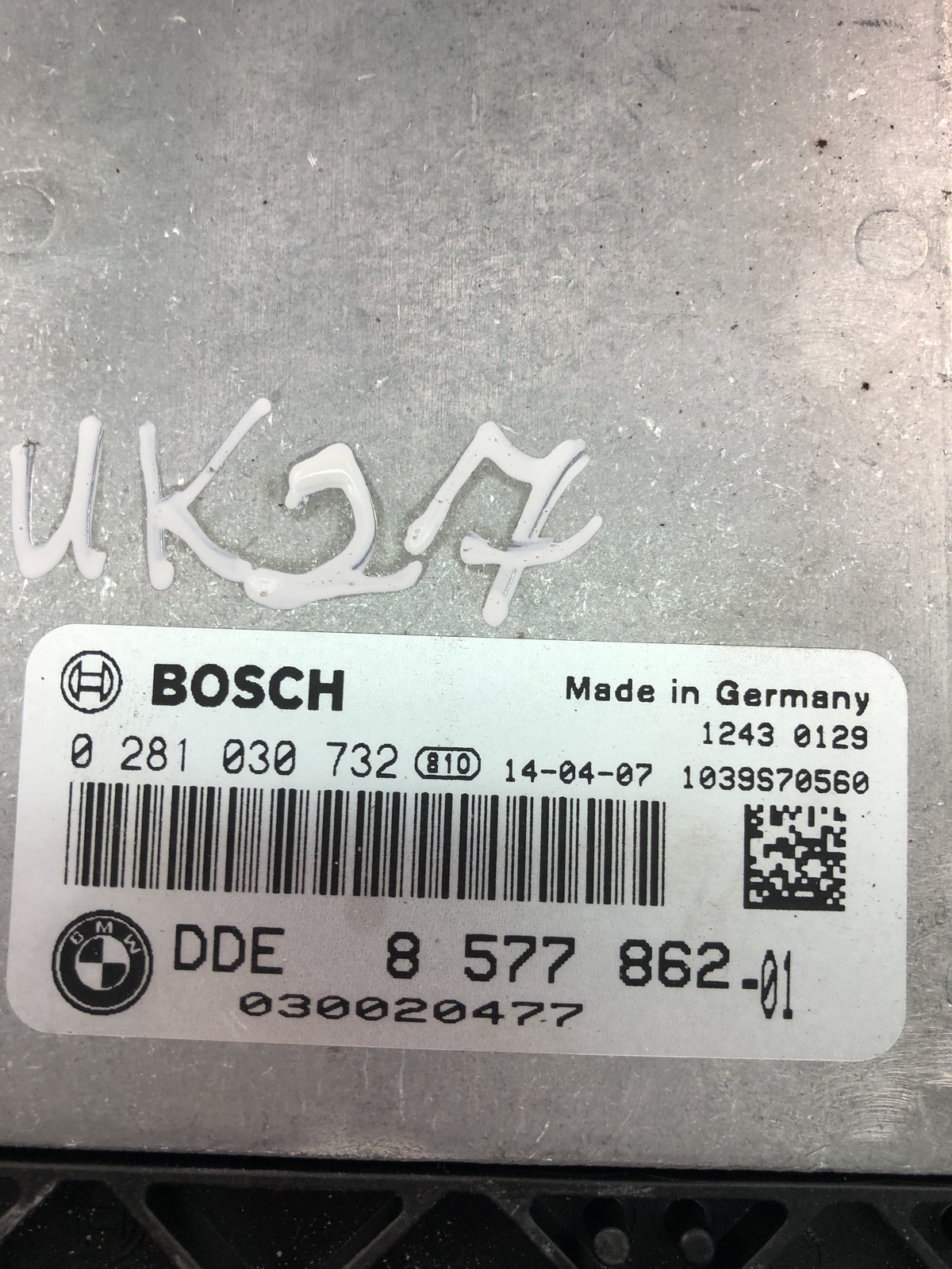 UK27 BMW Moteur Unité Contrôle ECU 8577862 0281030732 | eBay