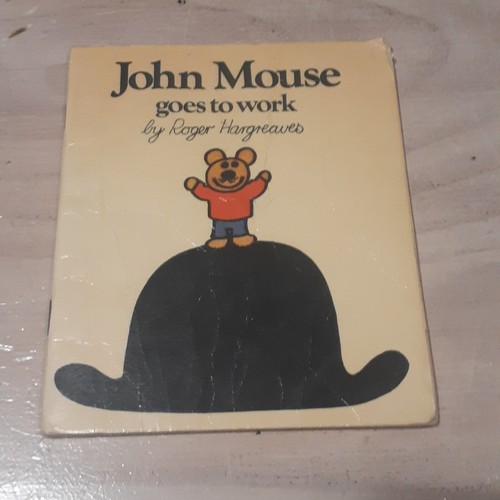 1973 1st Edition, John Mouse Goes to Work, Roger Hargreaves, Fabbri ...