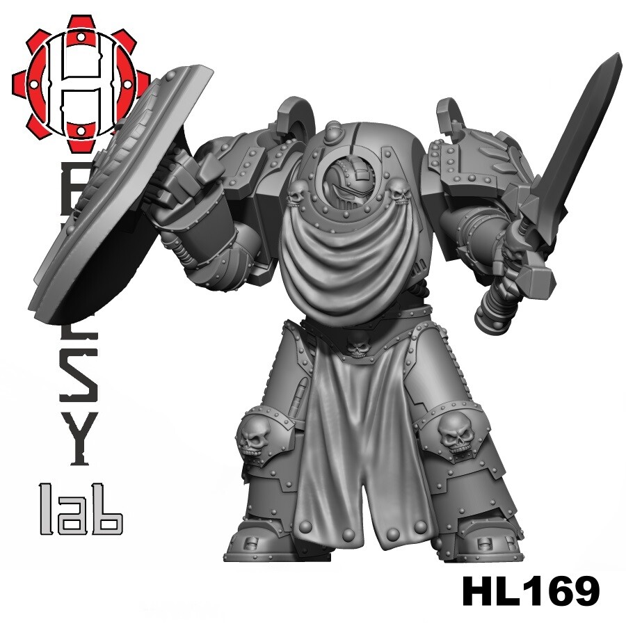 Heresy Lab Space Marine Erebus Crusaders Terminator Armor Squad 28mm ...