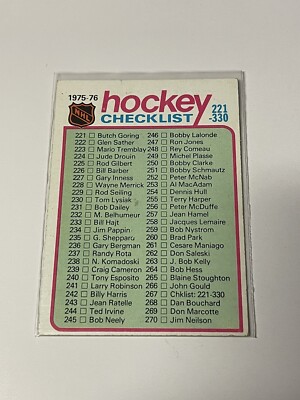 1975-76 Topps #267 Checklist **022408 | eBay