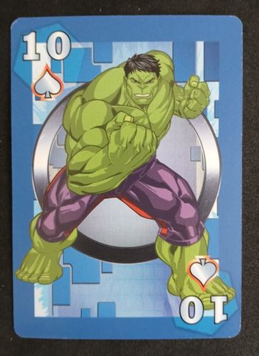 Cardinal Marvel Avengers Playing Card Hulk 10 Spades | eBay