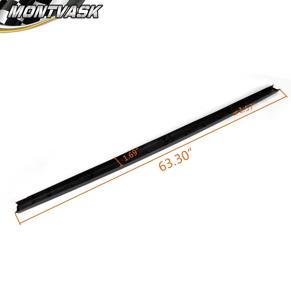 Tailgate Molding Black Upper Fit For 04 05 06 07 08 Ford F150 Styleside ...