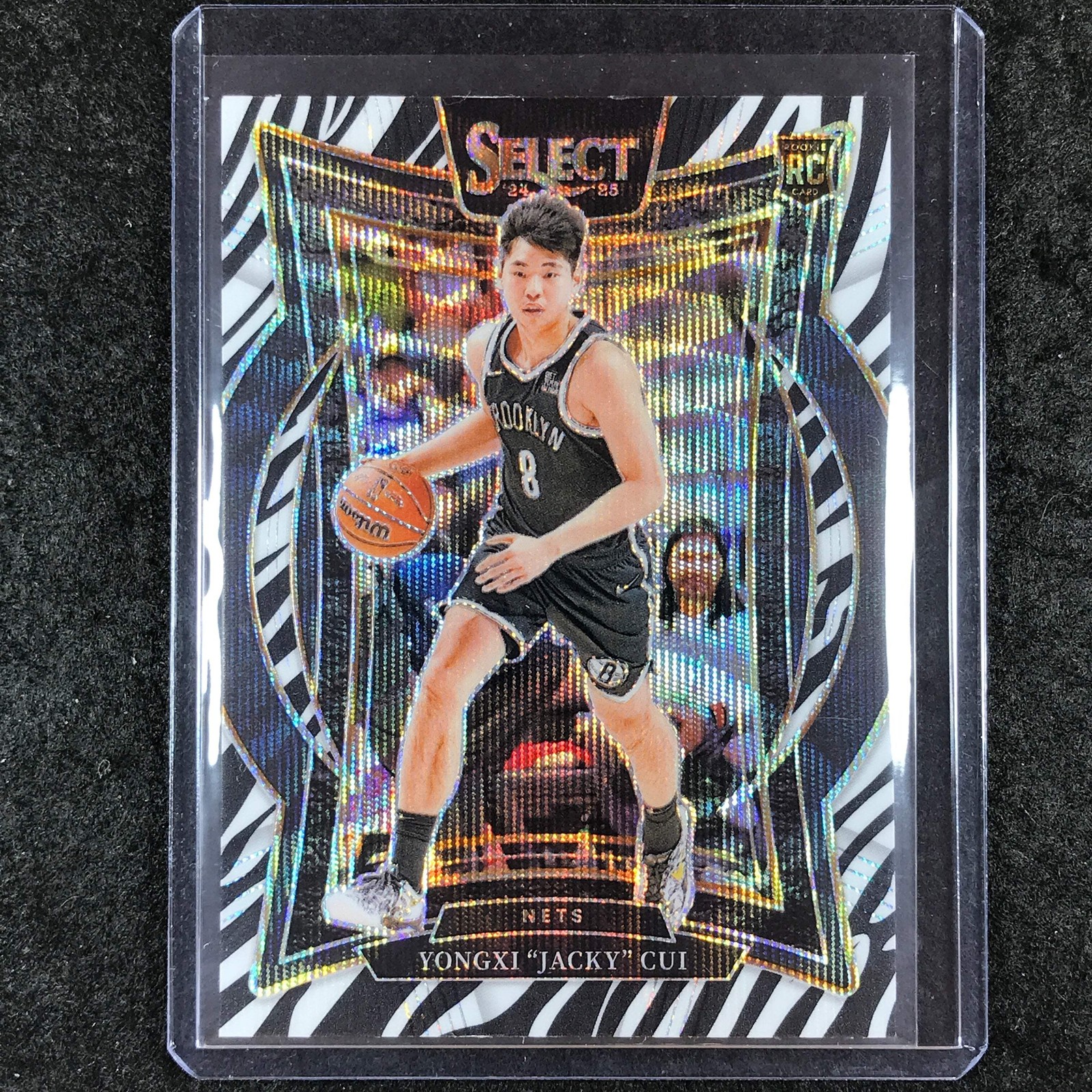 2024-25 Select YONGXI "JACKY" CUI Concourse Rookie Zebra SSP #94 | eBay