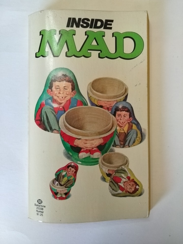 Vintage 1970's a Magazine Book~ Inside Mad ~ | eBay