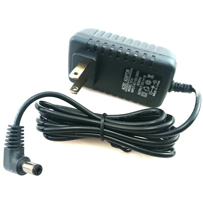 DC Power Supply 12V 1A Adapter L Angled Connector 5.5x2.1mm Jack USA CA ...